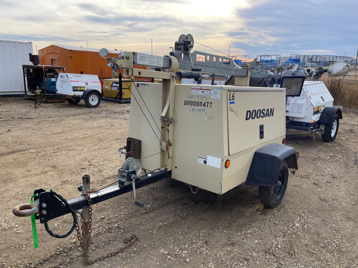 2012 Doosan L6 6kW Light Tower for sale in Edmonton, Alberta, Canada