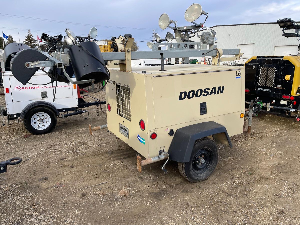 2012 Doosan L6 6kW Light Tower for sale in Edmonton, Alberta, Canada